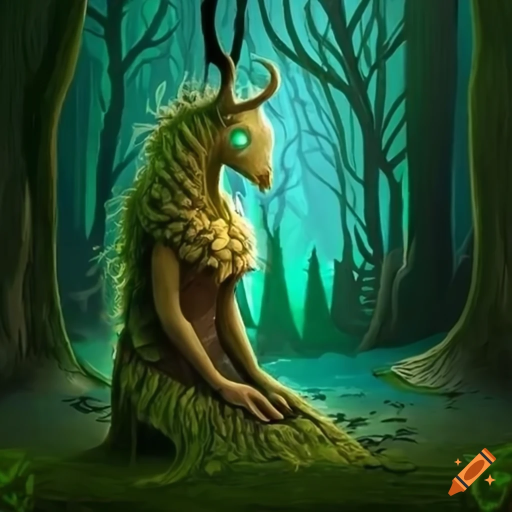 Wise forest spirit