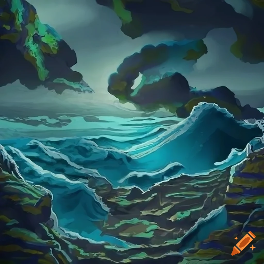 Violent Waves Wallpaper