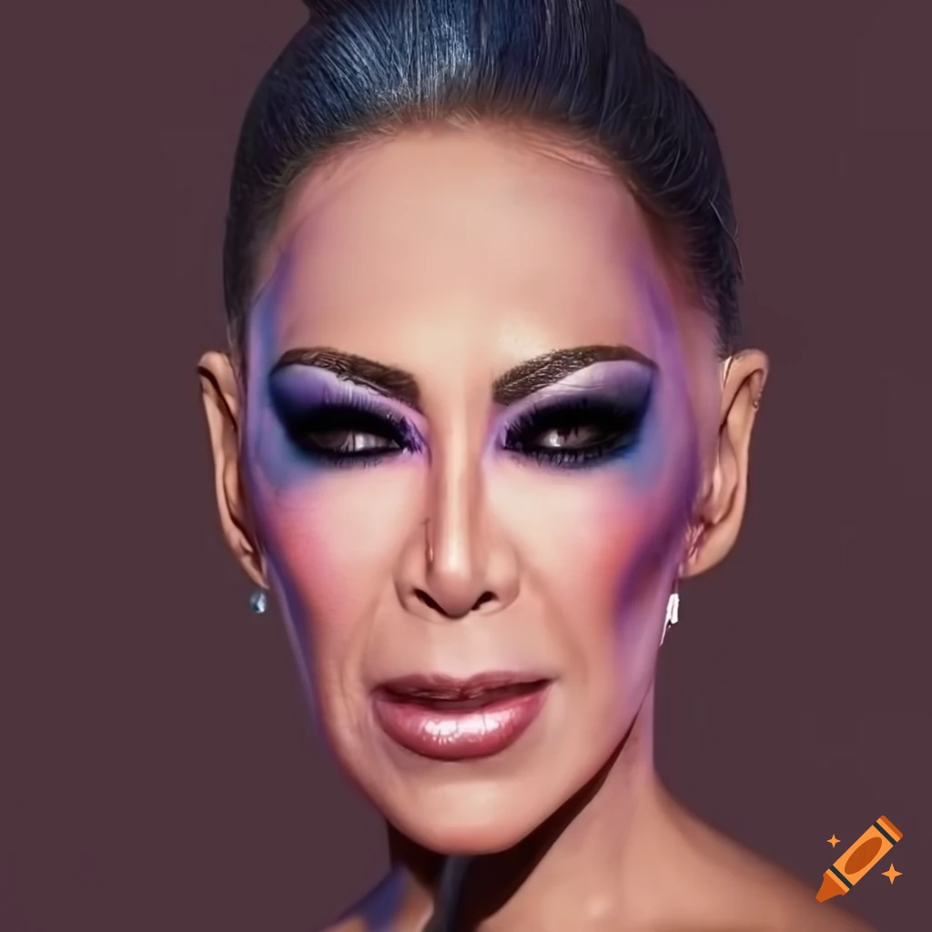 Alejandra guzman, symmetrical face, high resolution