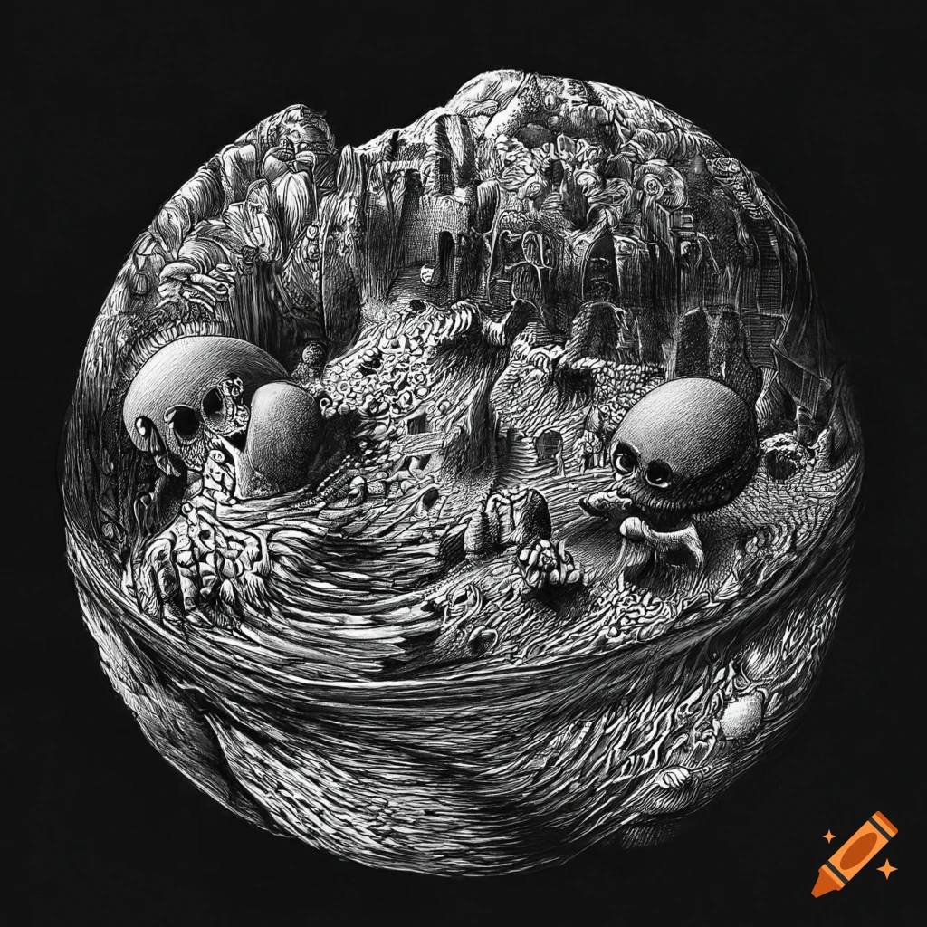 A colony of Cute little aliens on a weird foreign planet with ...