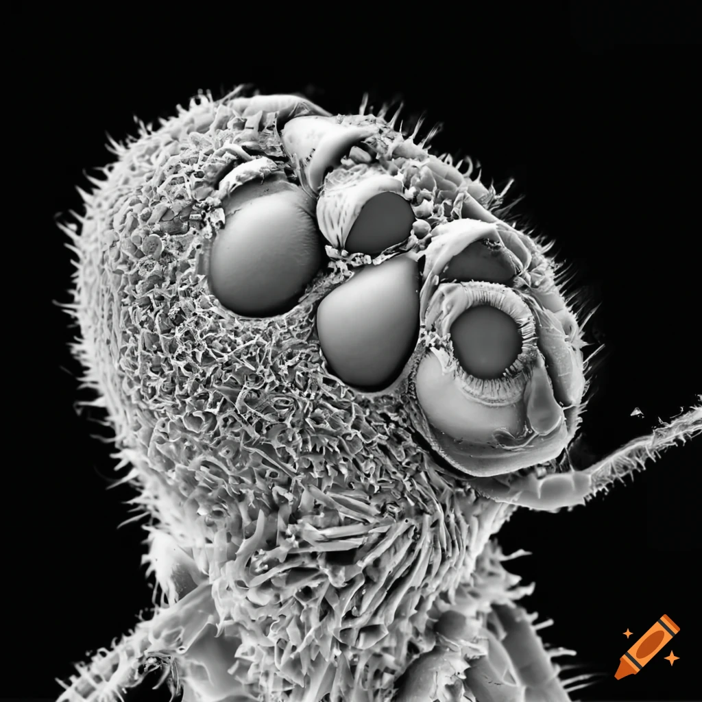 Housefly antennae photo many legs hair details prickly chipset ...