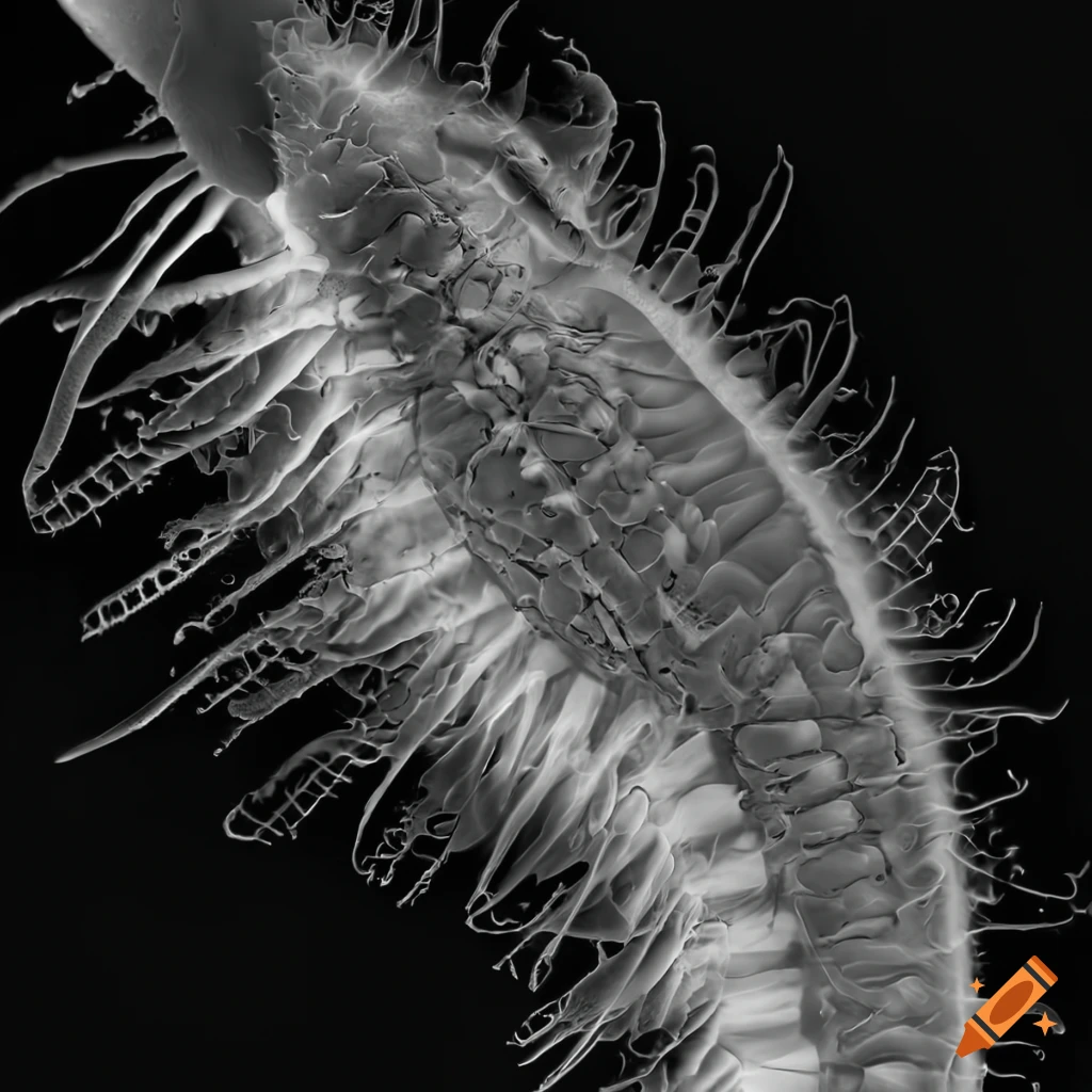 Many insect hairy wings raster electron microscope photo hires ...