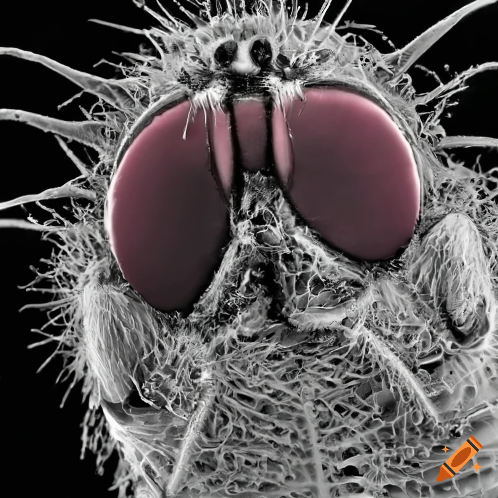 Housefly antennae photo many legs hair details prickly chipset ...