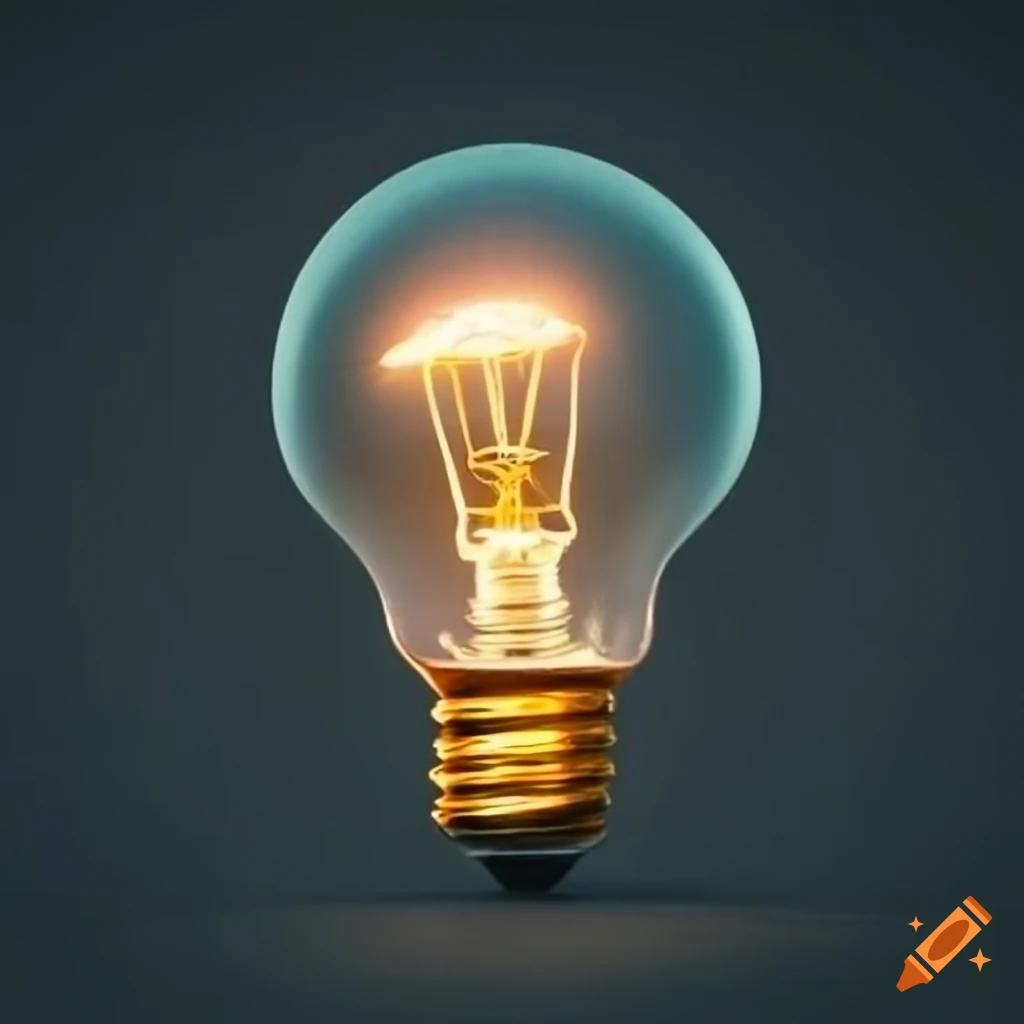 Lightbulb on Craiyon