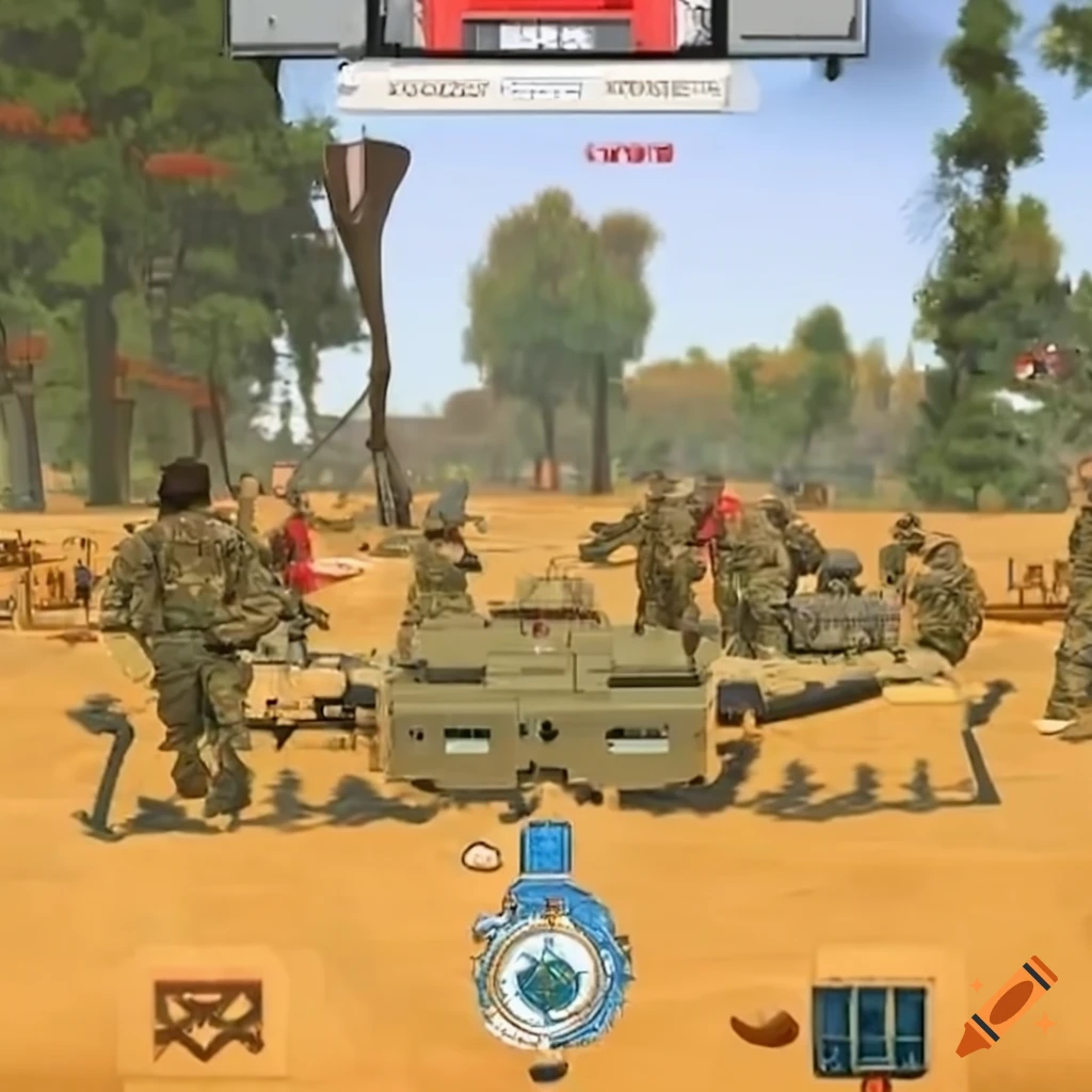 Base defense on Craiyon