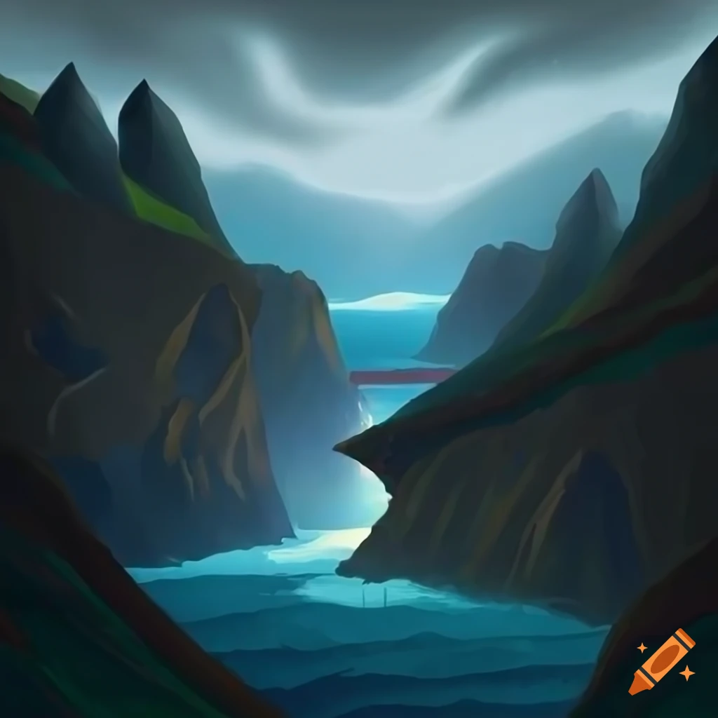 Isometric sandstone world map down birdseye view A Masterful Oil ...