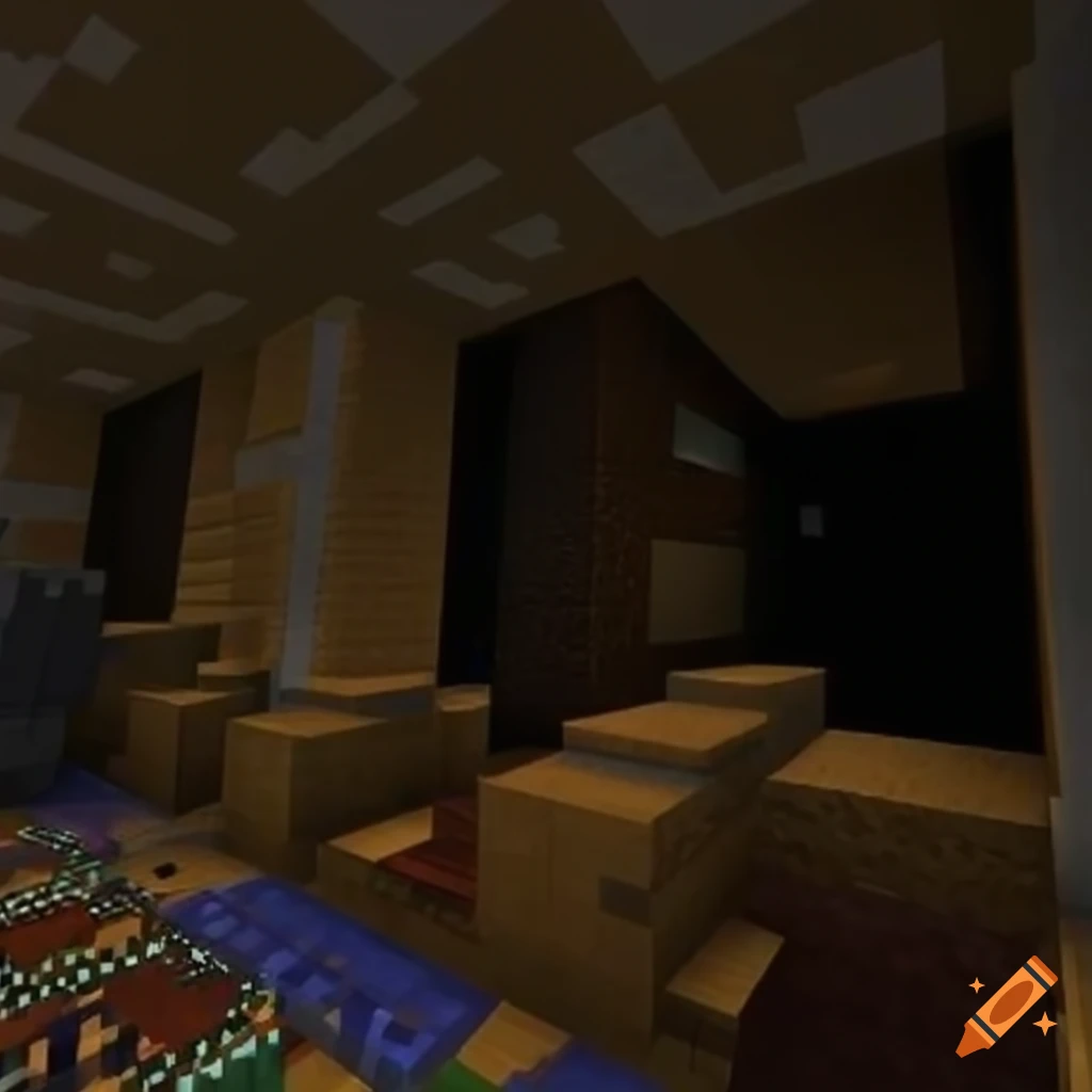 Minecraft mystery servers on Craiyon