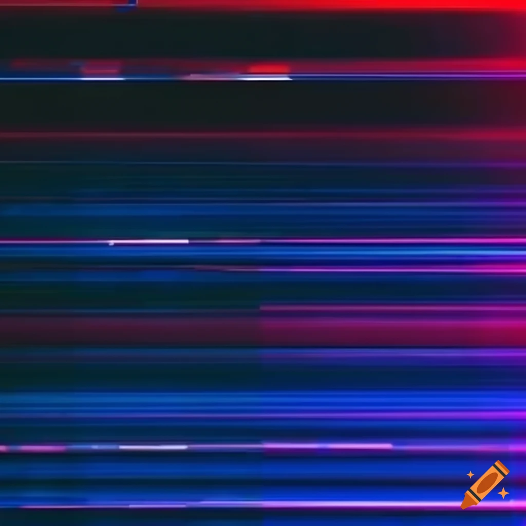 Red white and blue glitch effect on Craiyon