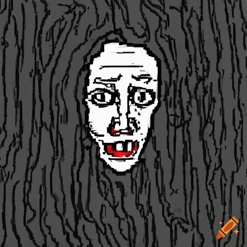 Anguish filled wojak on Craiyon