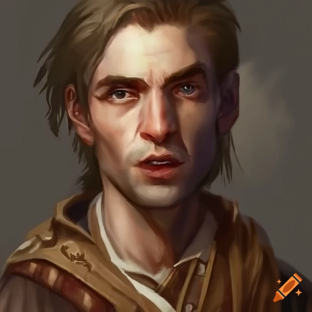 Npc, fantasy, man, character portrait, portrait, painting, random on ...