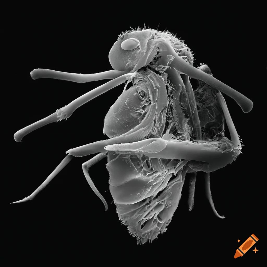 Robotic winged insect antennae photo many legs many eyes many wings ...