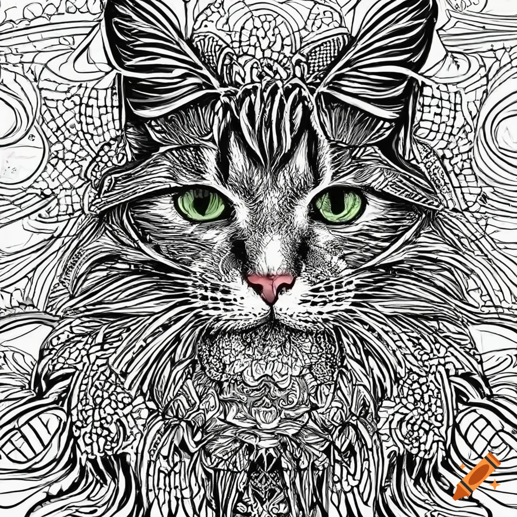 Maine Coon Coloring Page