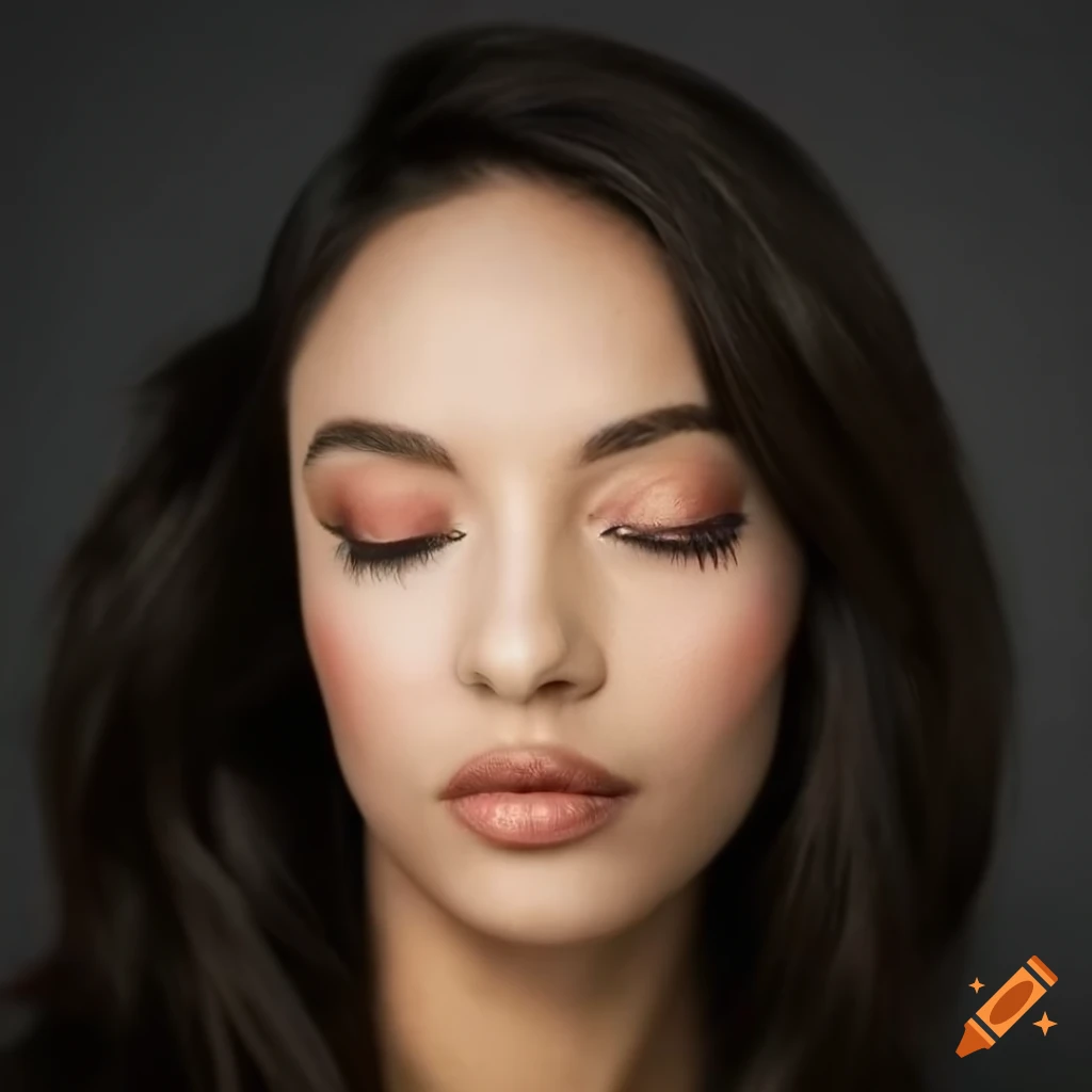 "Nina Radcliff", closeup face, eyes closed, glamour portrait on Craiyon