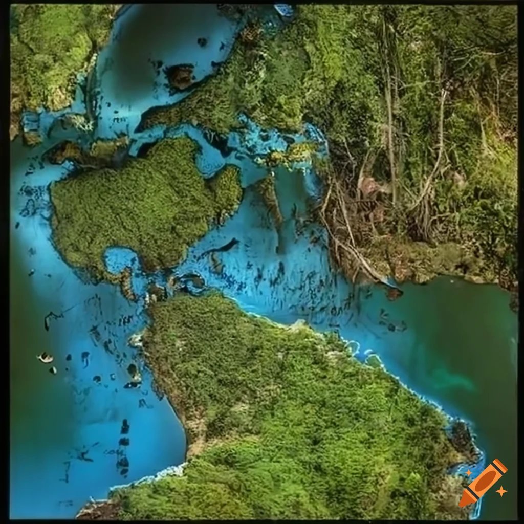 Jungle island map