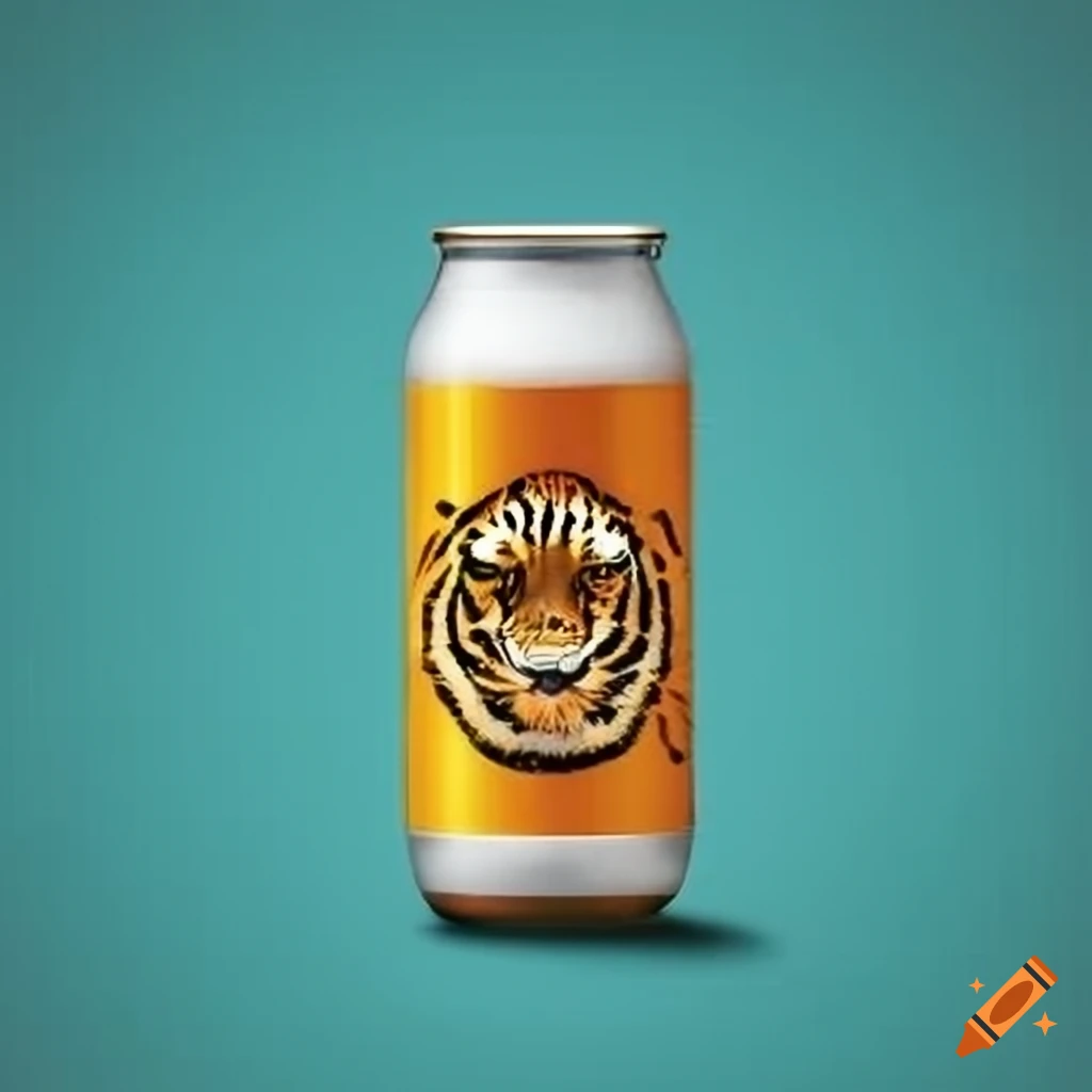Tiger balm beer can label