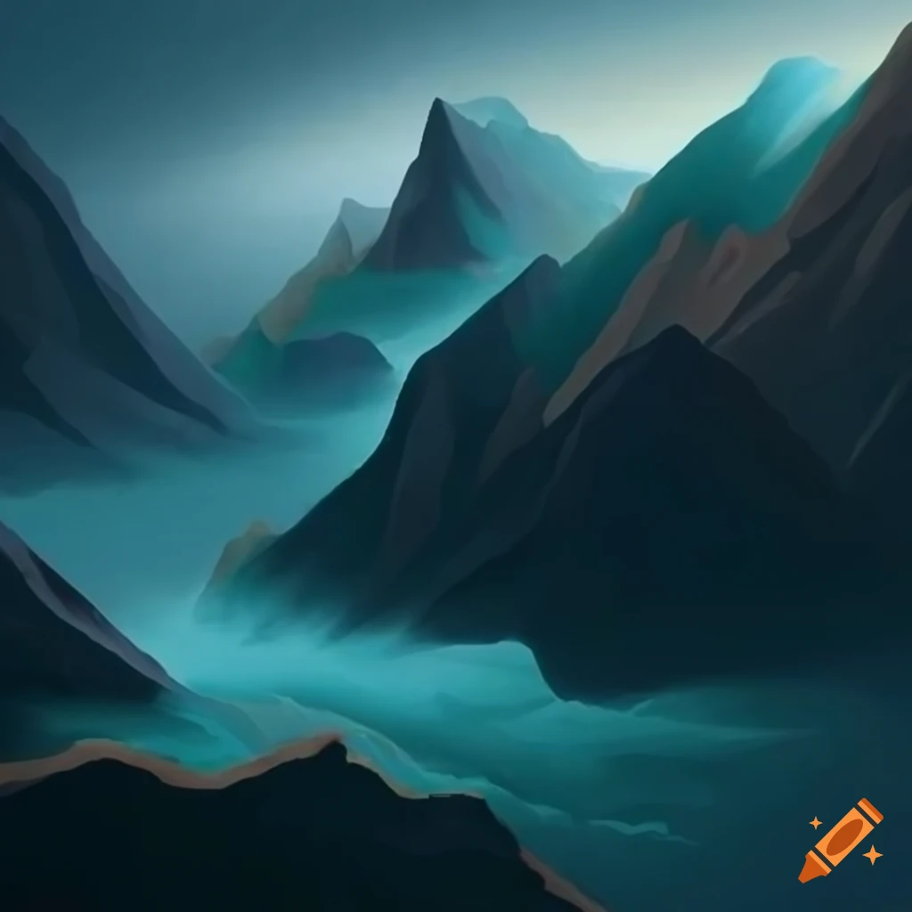 Isometric sandstone world map down birdseye view A Masterful Oil ...