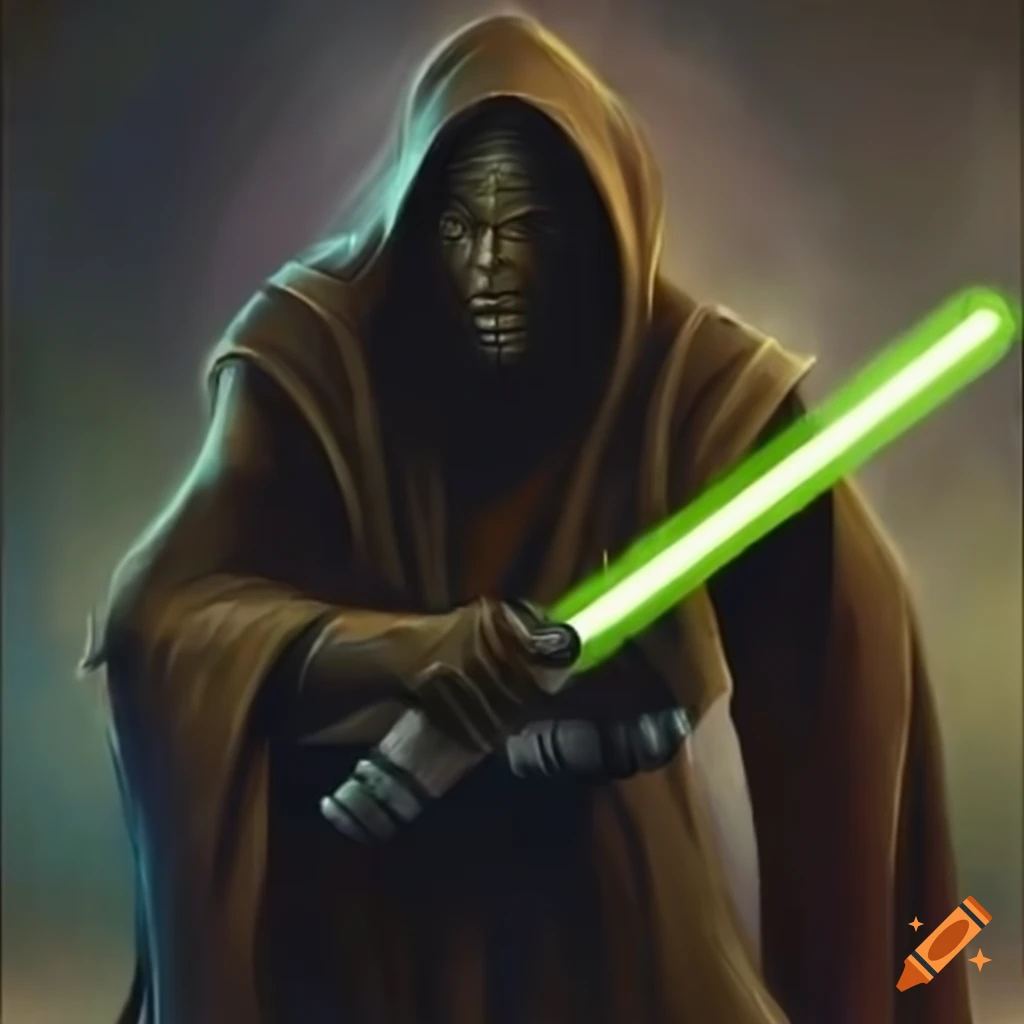 Ancient jedi on Craiyon