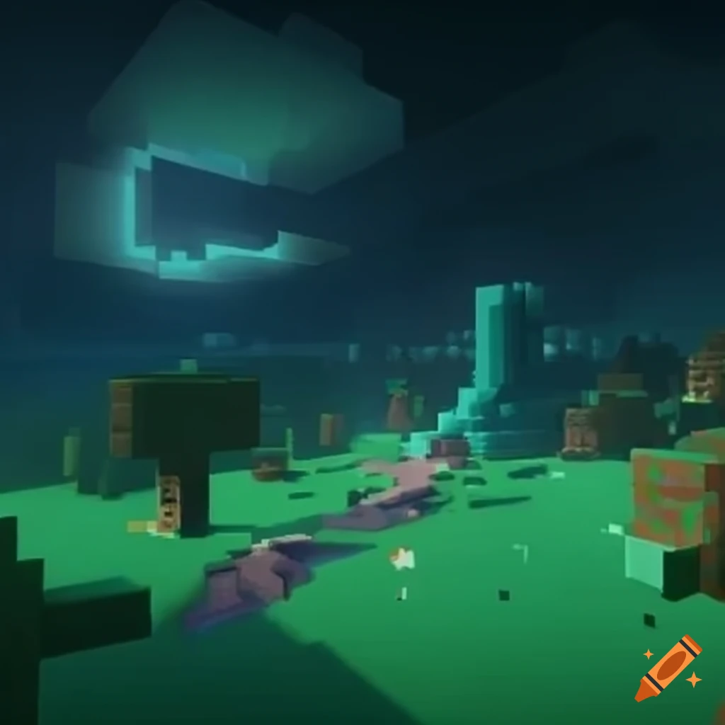 Minecraft enthusiasts experience on Craiyon