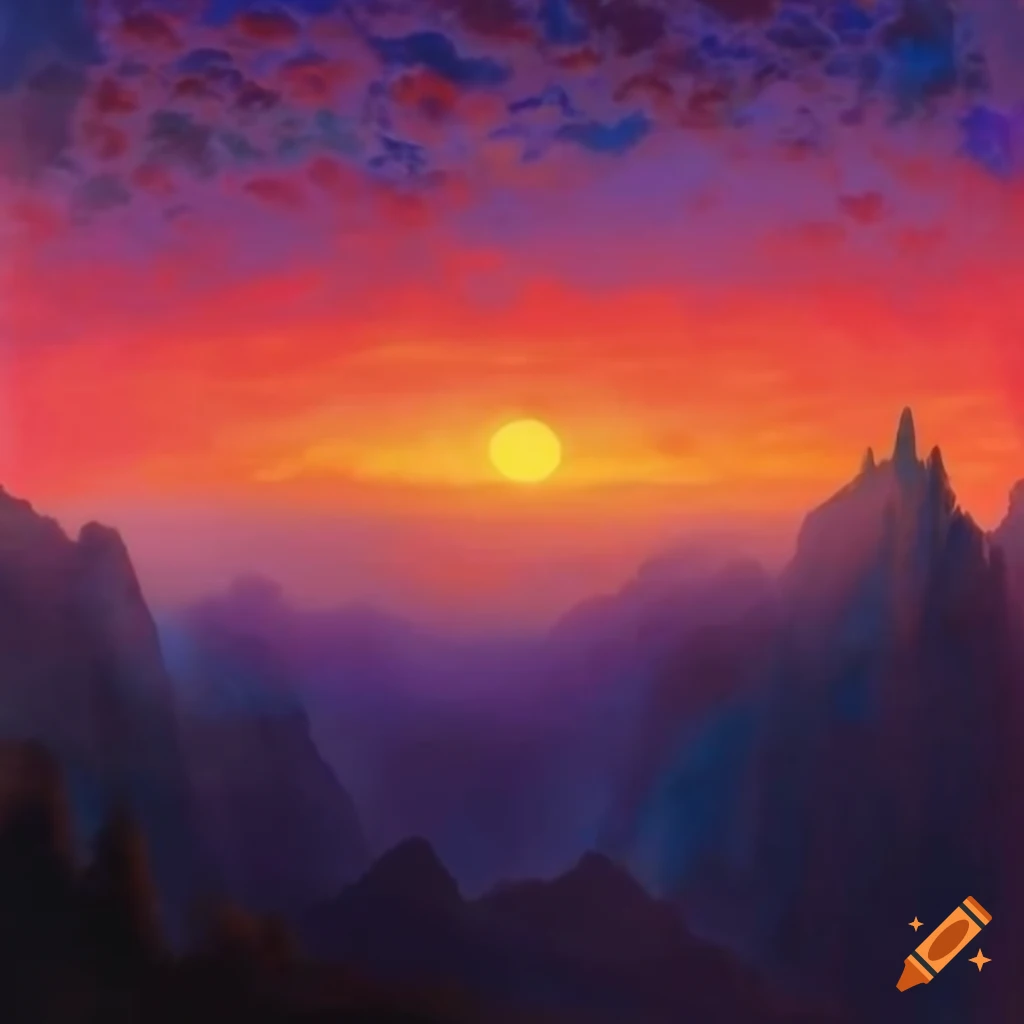 A depiction of grandeur could be an image of a majestic and awe ...