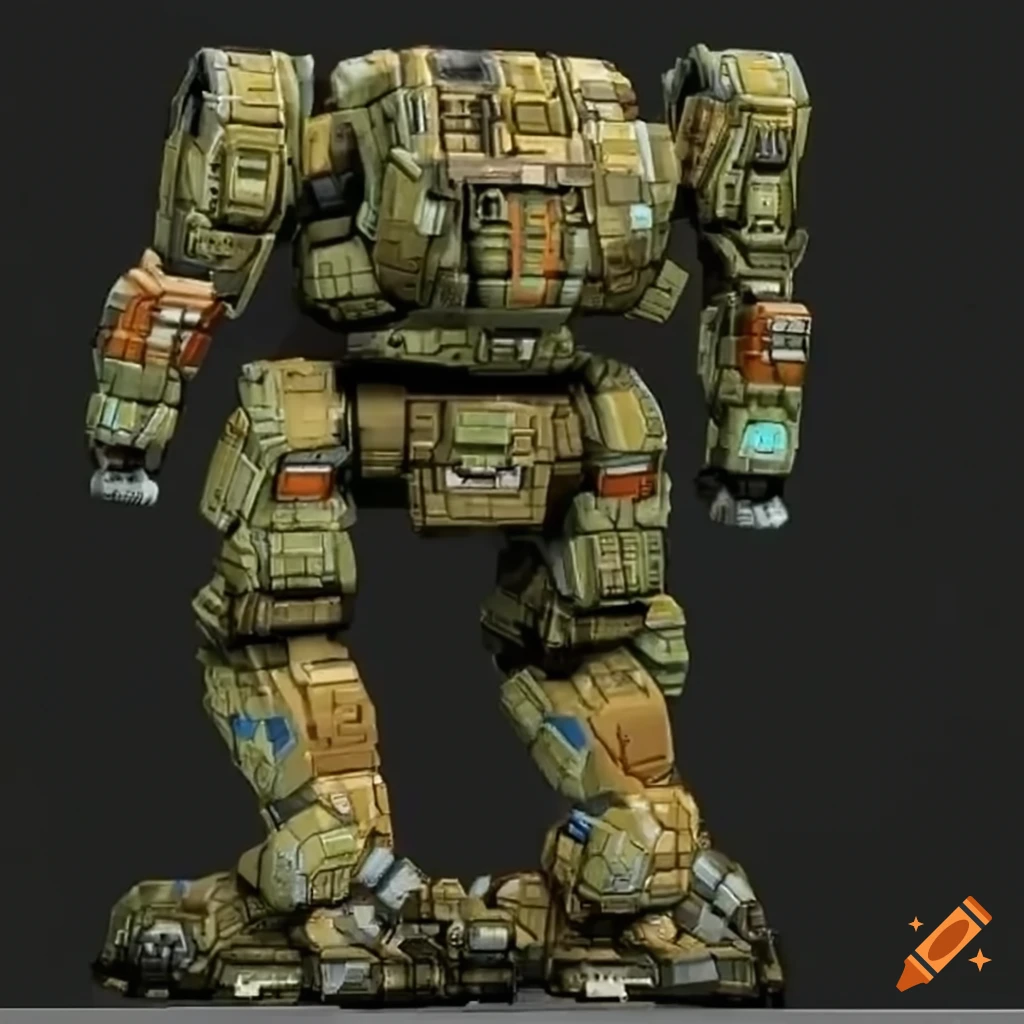 Mechwarrior hunchback on Craiyon