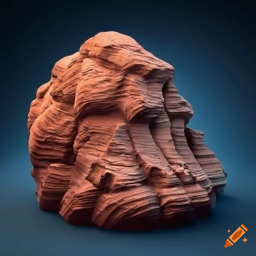 A sandstone ore in a fantasy style on Craiyon