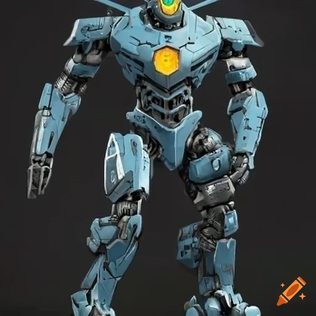 Pacific rim jaeger mecha on Craiyon