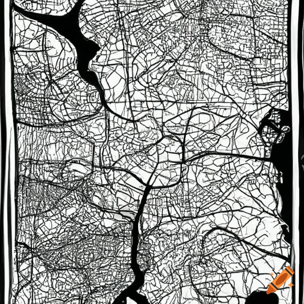 Custom map designs on Craiyon