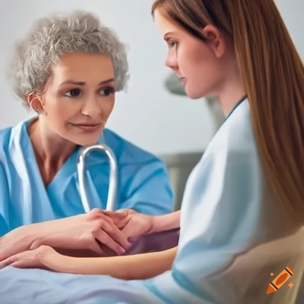 Doctor helping a patient