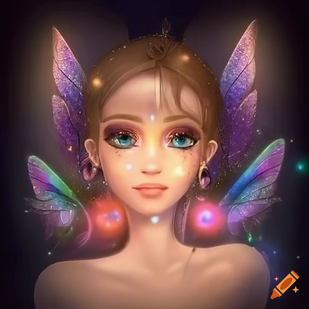 A fairy energy healer, a pure filipino fairy with angelic smiling face ...