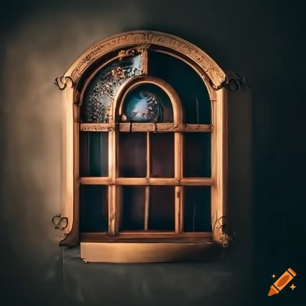 Steampunk panoramic window