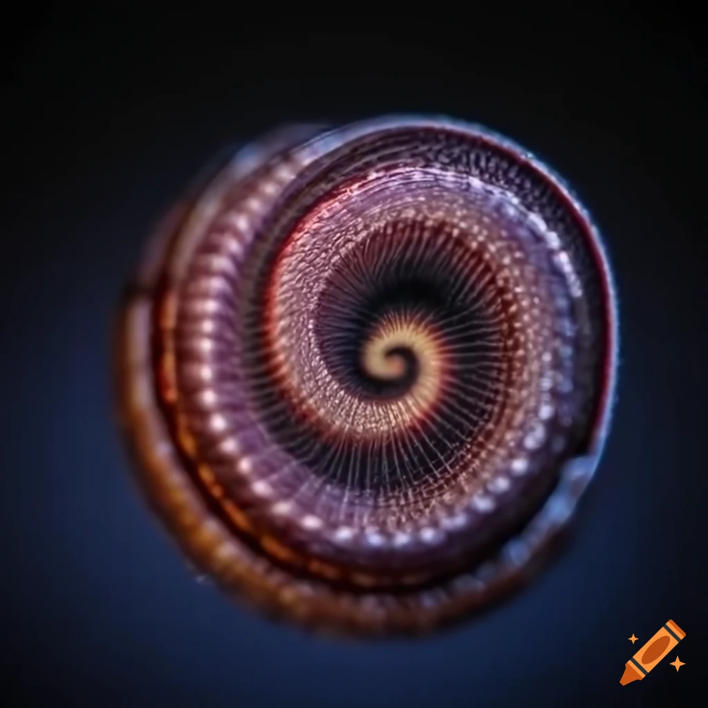 Myriagon thru a macro lens in 4k on Craiyon