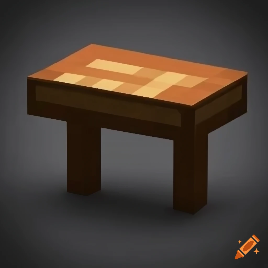 Minecraft's fletching table on Craiyon