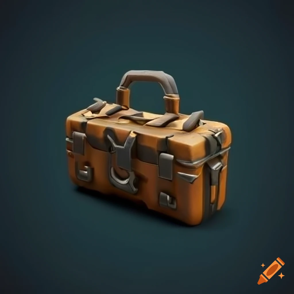 Stylized military case on Craiyon