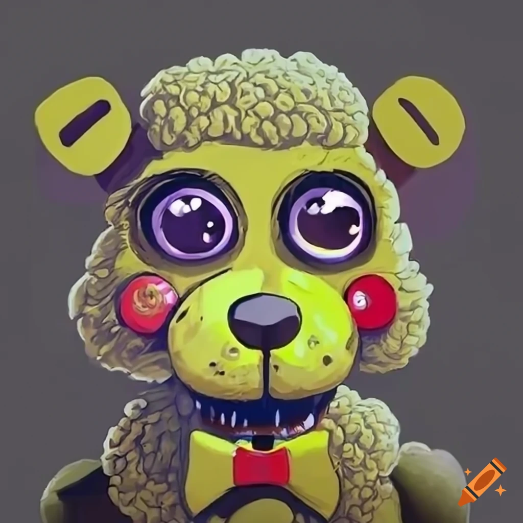 Animaltronic sheep fnaf yellow