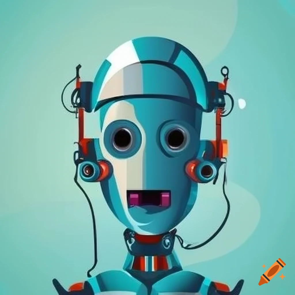 Robot. vector art