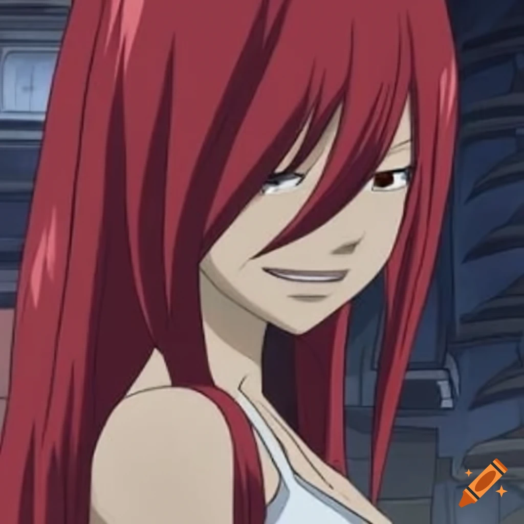 Erza scarlet on Craiyon