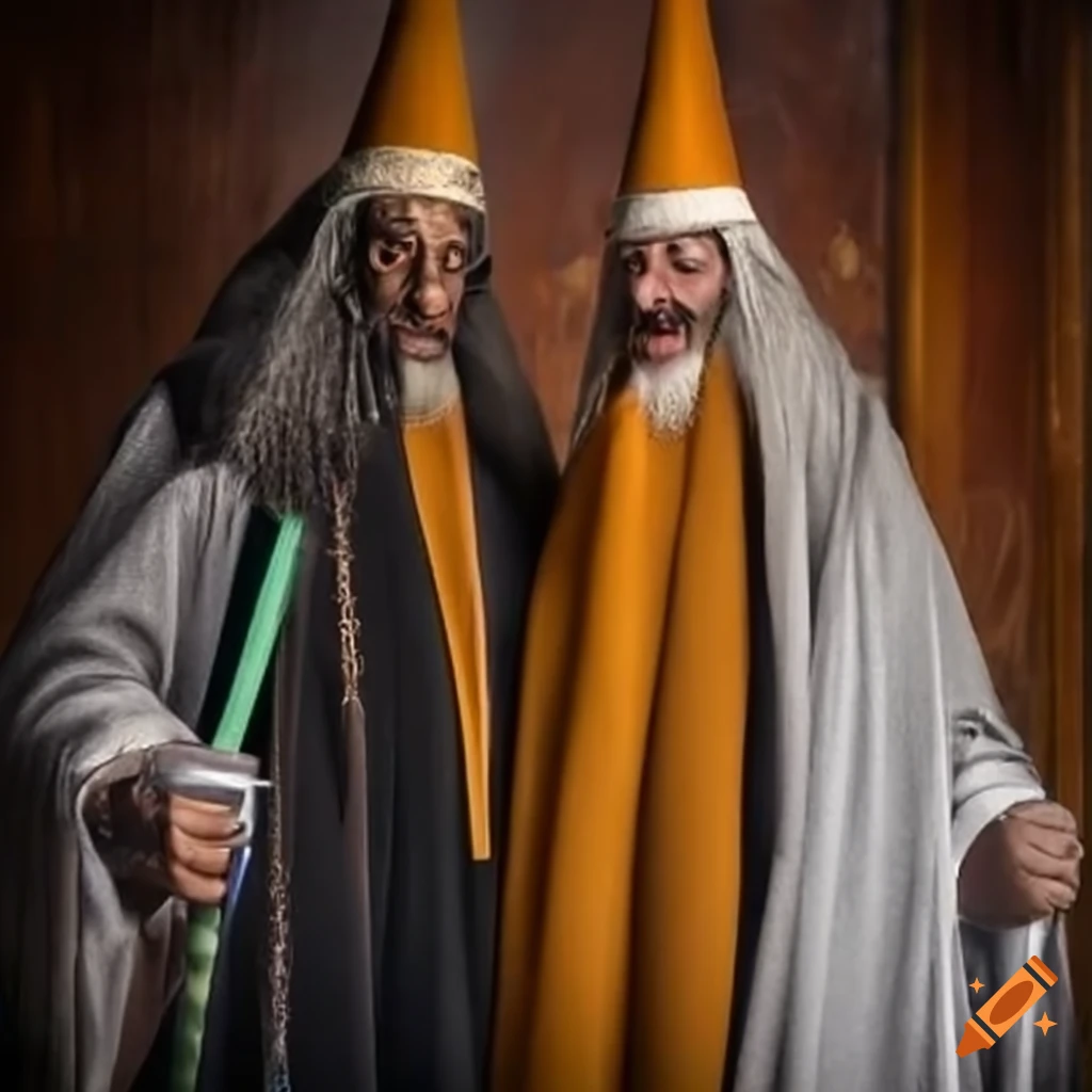 Two wizards on Craiyon