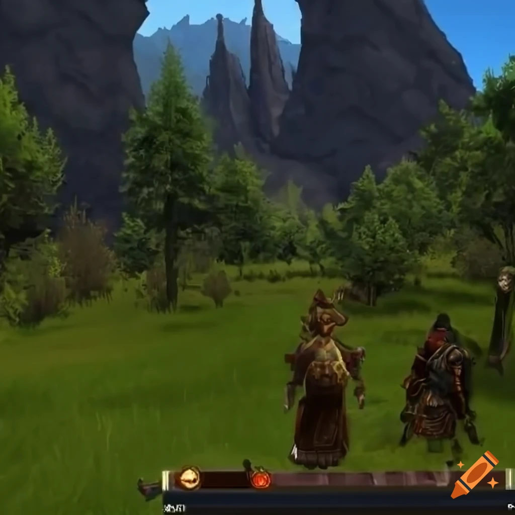 Mmo landscape on Craiyon