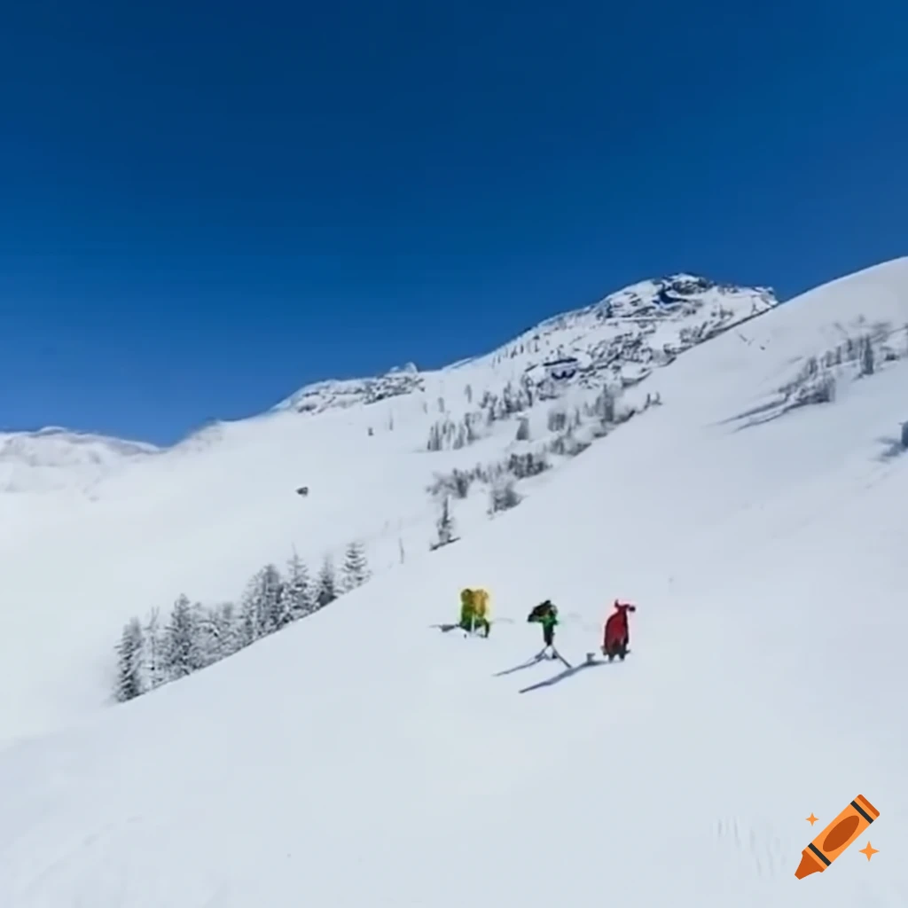 Snowy slopes