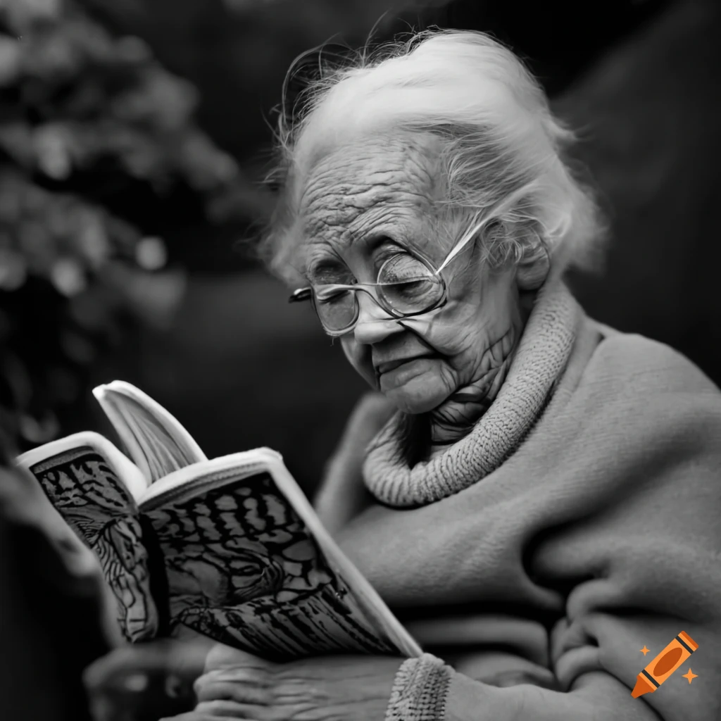Reading old lady