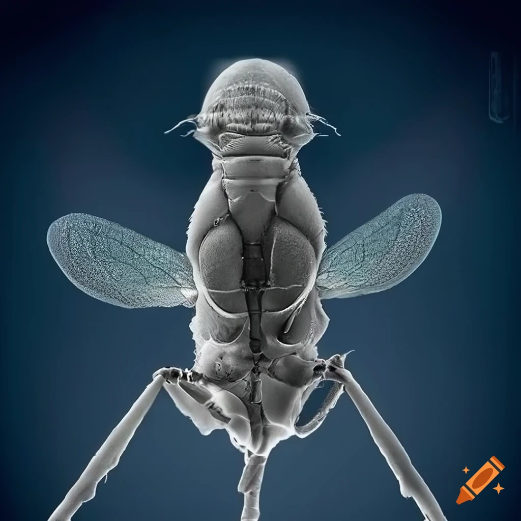 Robotic winged insect antennae photo many legs many eyes many wings ...