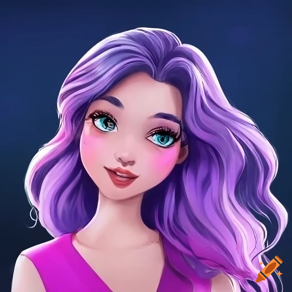 Purple Disney Characters