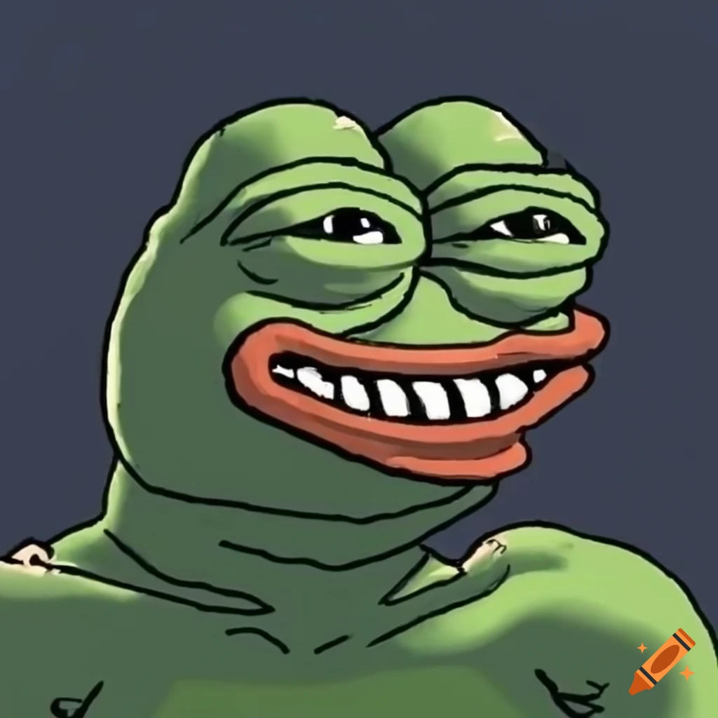 Pepe the frog on Craiyon