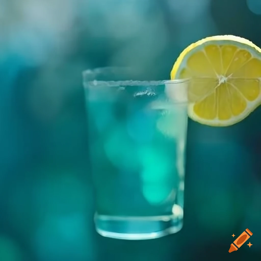 Lemonade spritz waterspray turquoise sommer