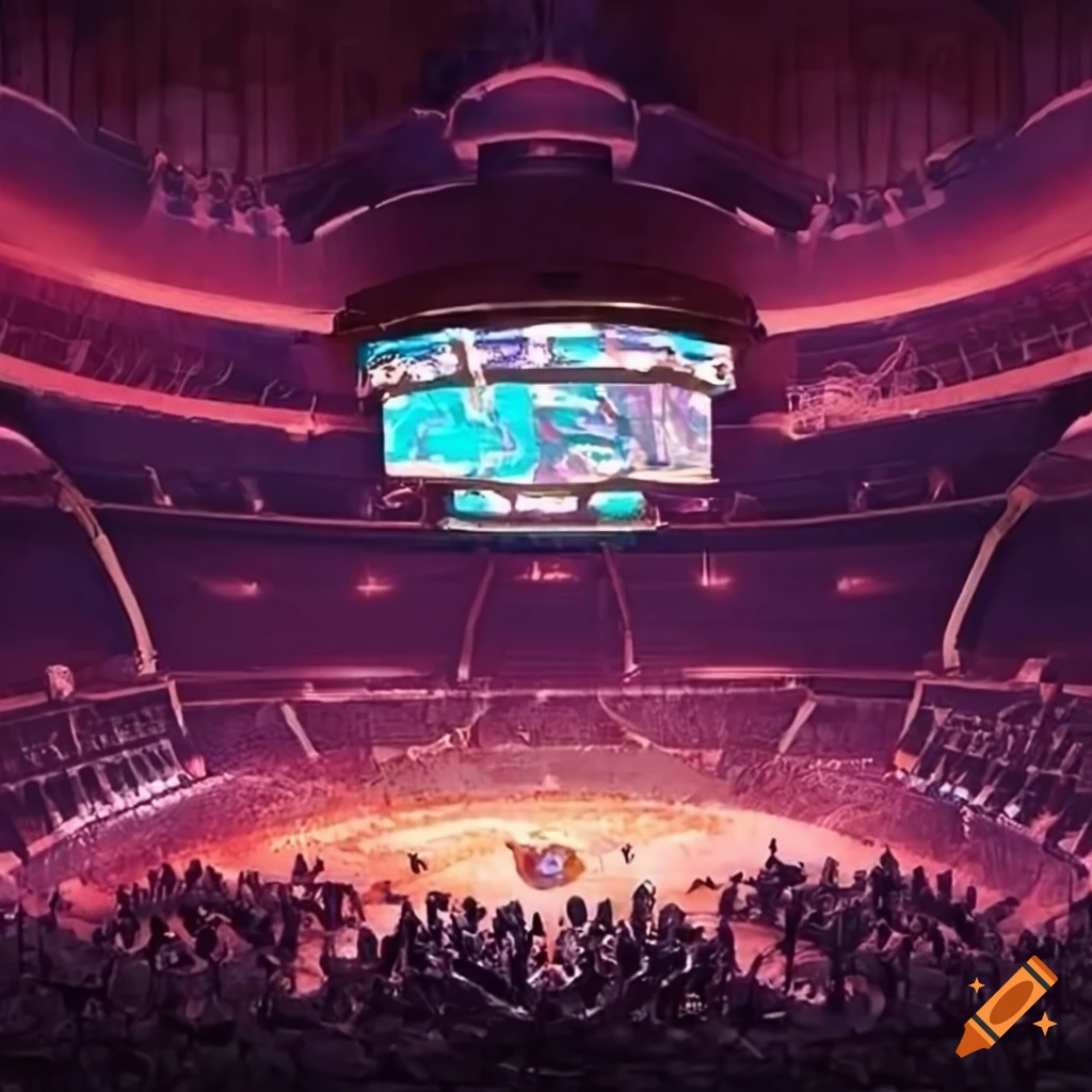 Arena design on Craiyon