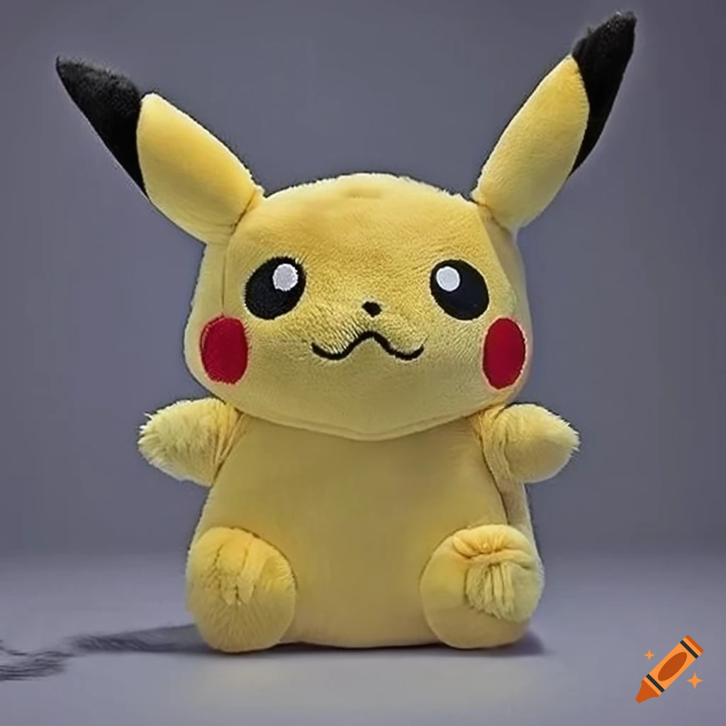 Pikachu stuffed animal on Craiyon
