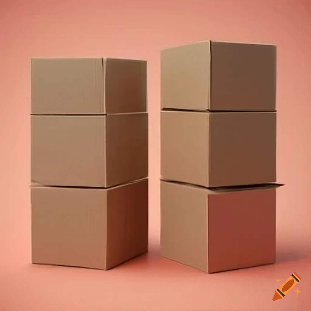 Stack of 6 boxes