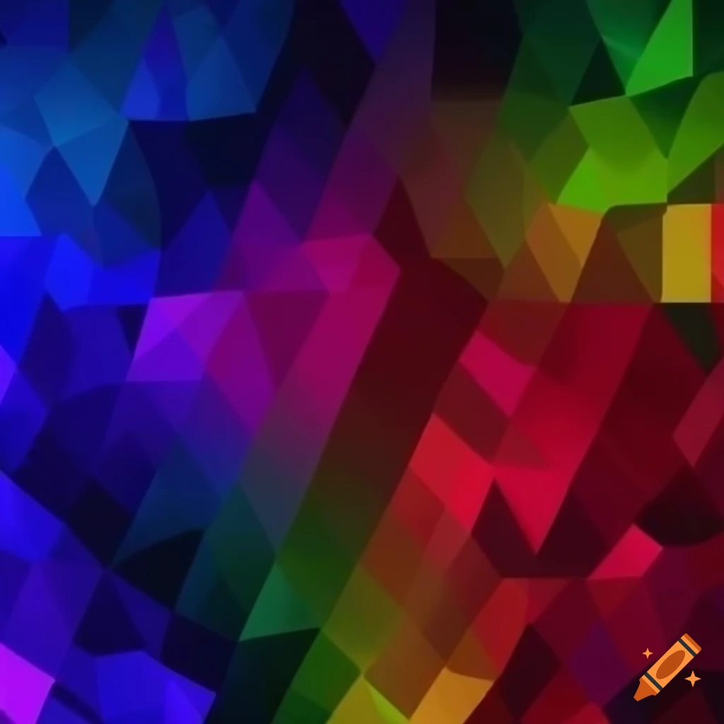 Colorful rgb pattern in various combinations on Craiyon