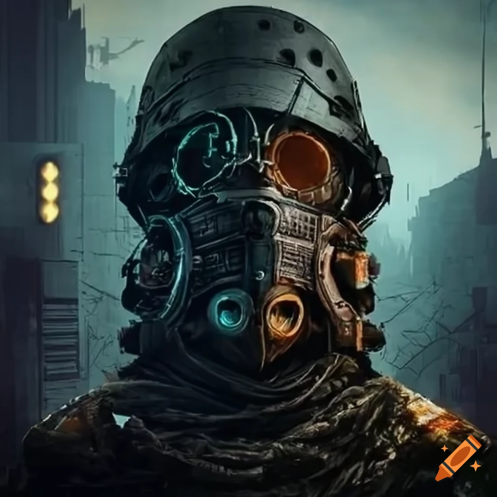 Futuristic dystopian post apocalyptic technology