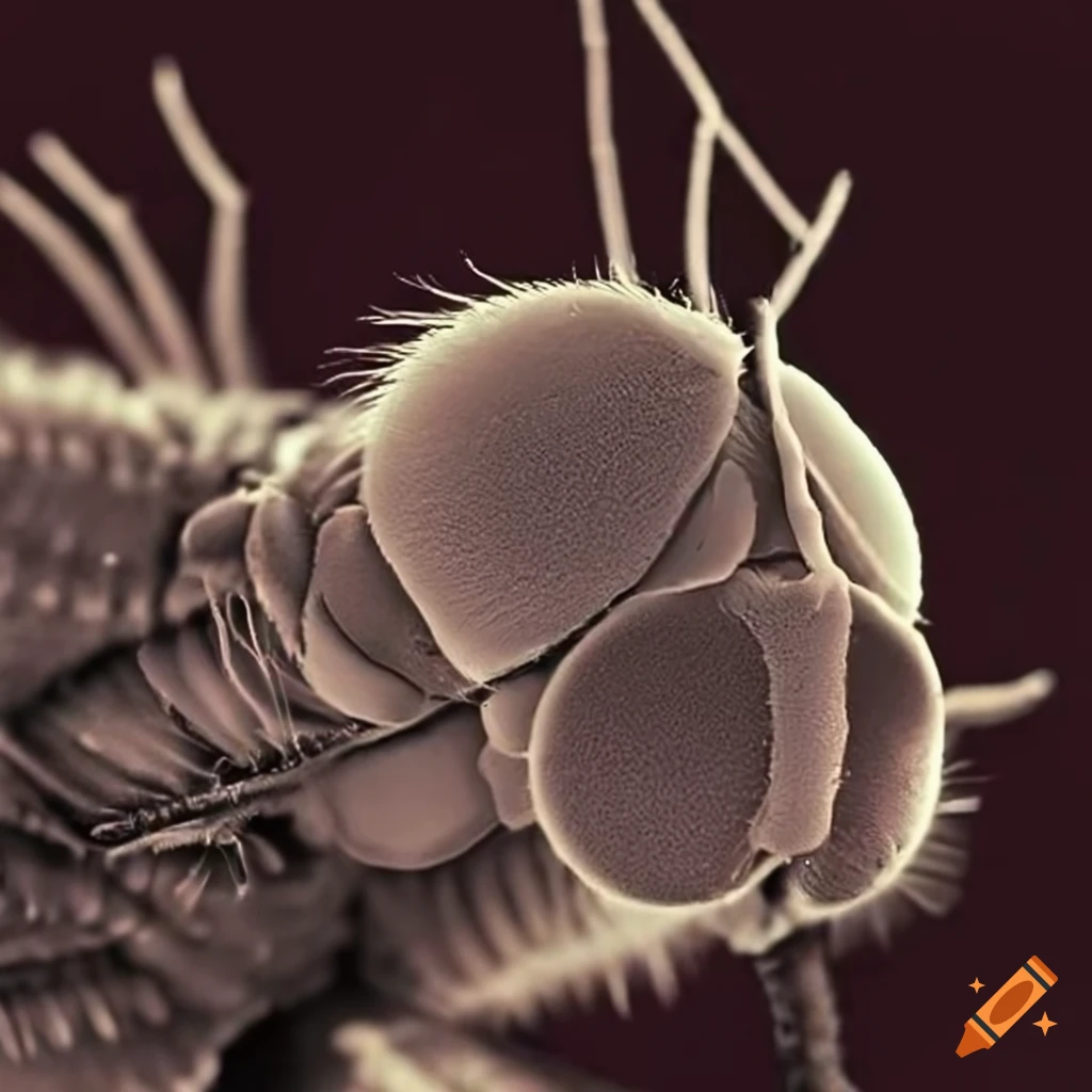 Housefly antennae photo many legs hair details prickly chipset ...